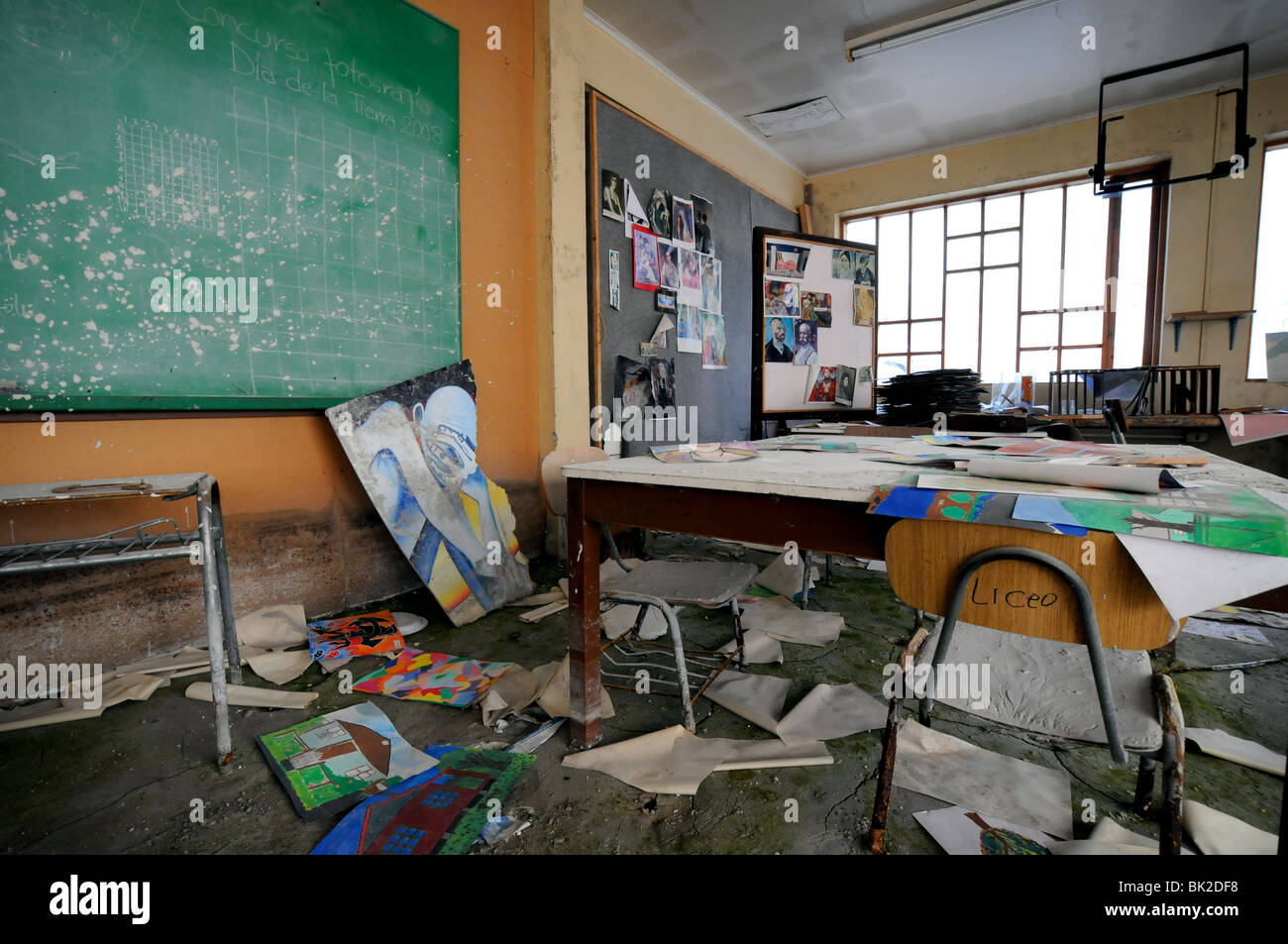 Classroom destruction hi-res stock photography and images - Alamy