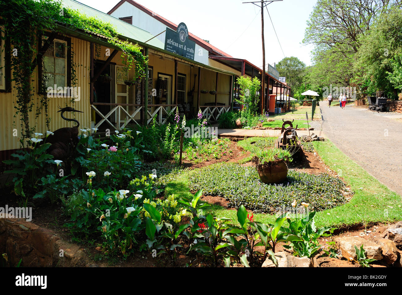 Old gold mining town of Pilgrim's Rest in Mpumalanga Province, South ...