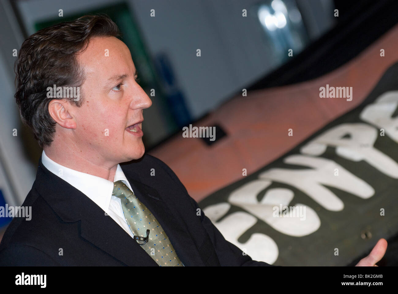David Cameron, MP and leader of the Conservative Party, attends a ...