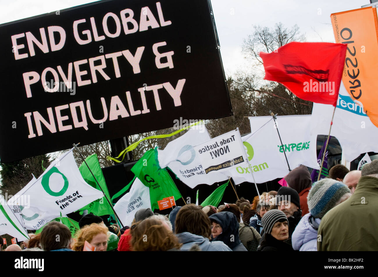 Unions, charities, lobby groups and aid organisations join together for ...