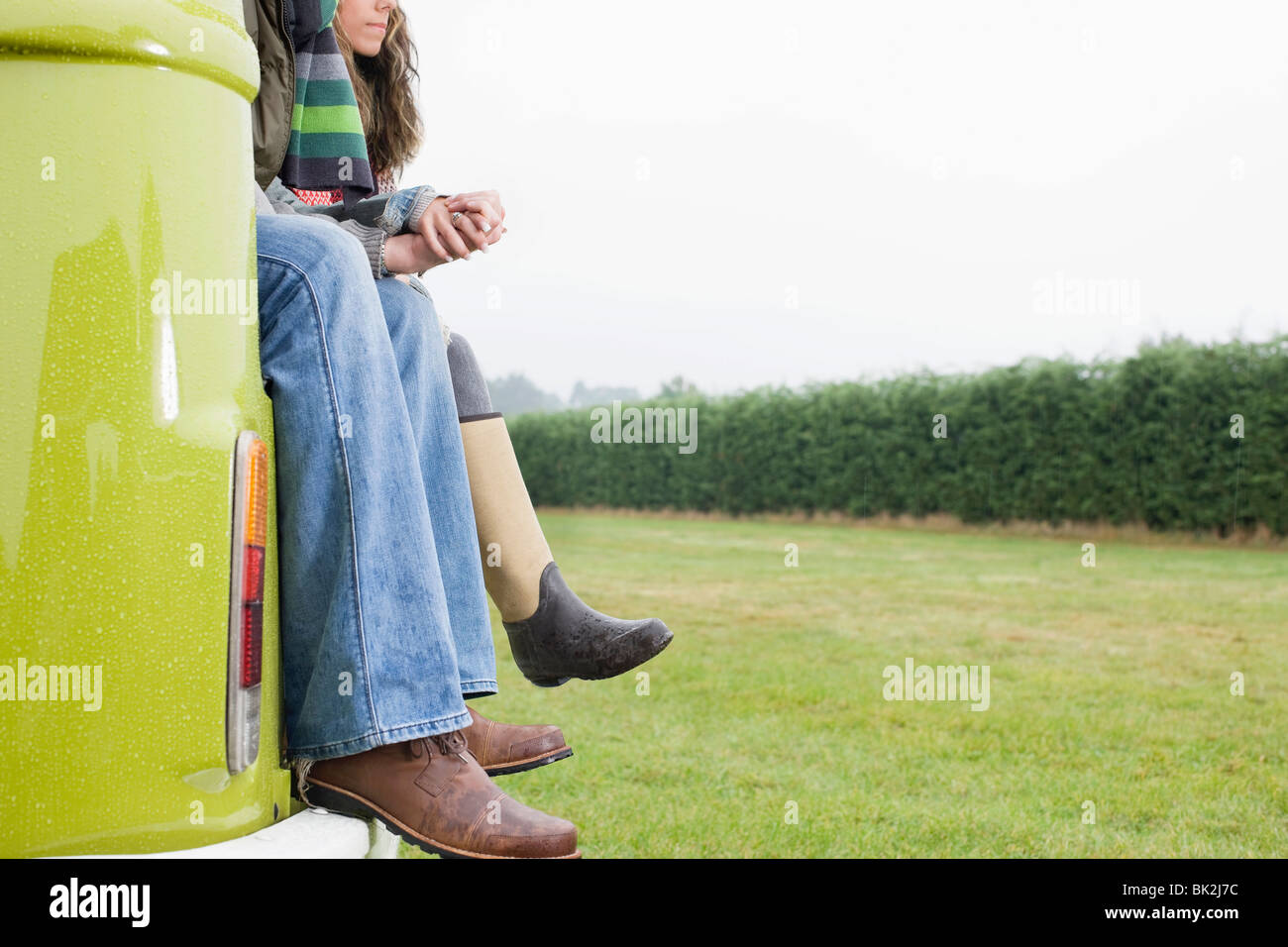 Back of van hi-res stock photography and images - Alamy