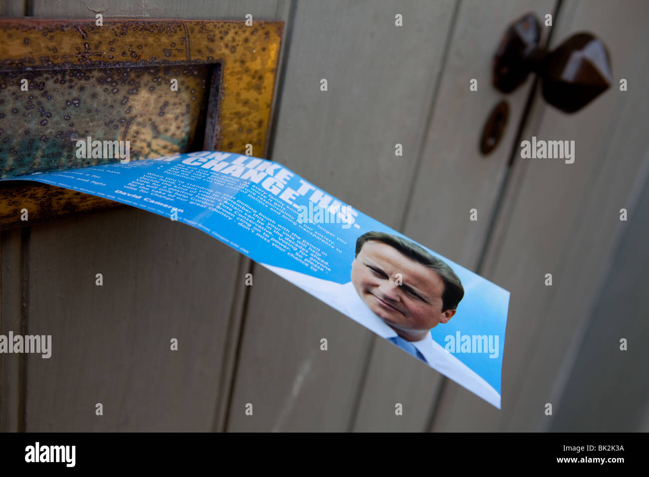 A Conservative pamphlet for the UK 2010 Election, featuring David ...