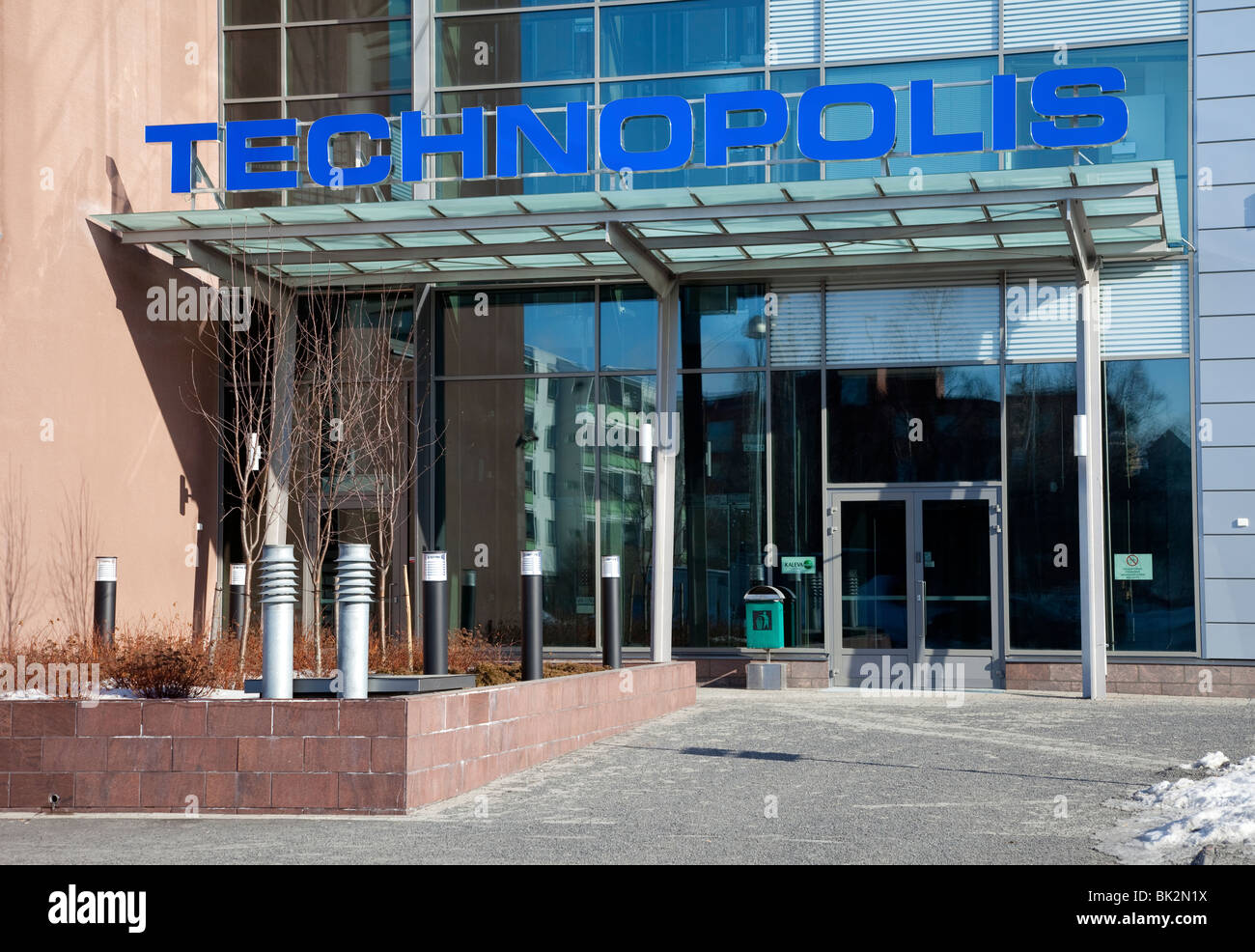 Technopolis building entrance at Sepänkatu Oulu Finland Stock Photo - Alamy