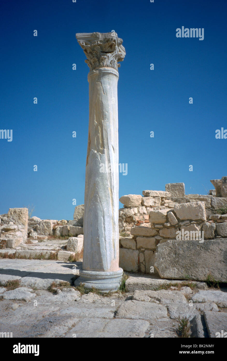Ruins of the basilica, Curium (Kourion), Cyprus, 2001 Stock Photo - Alamy