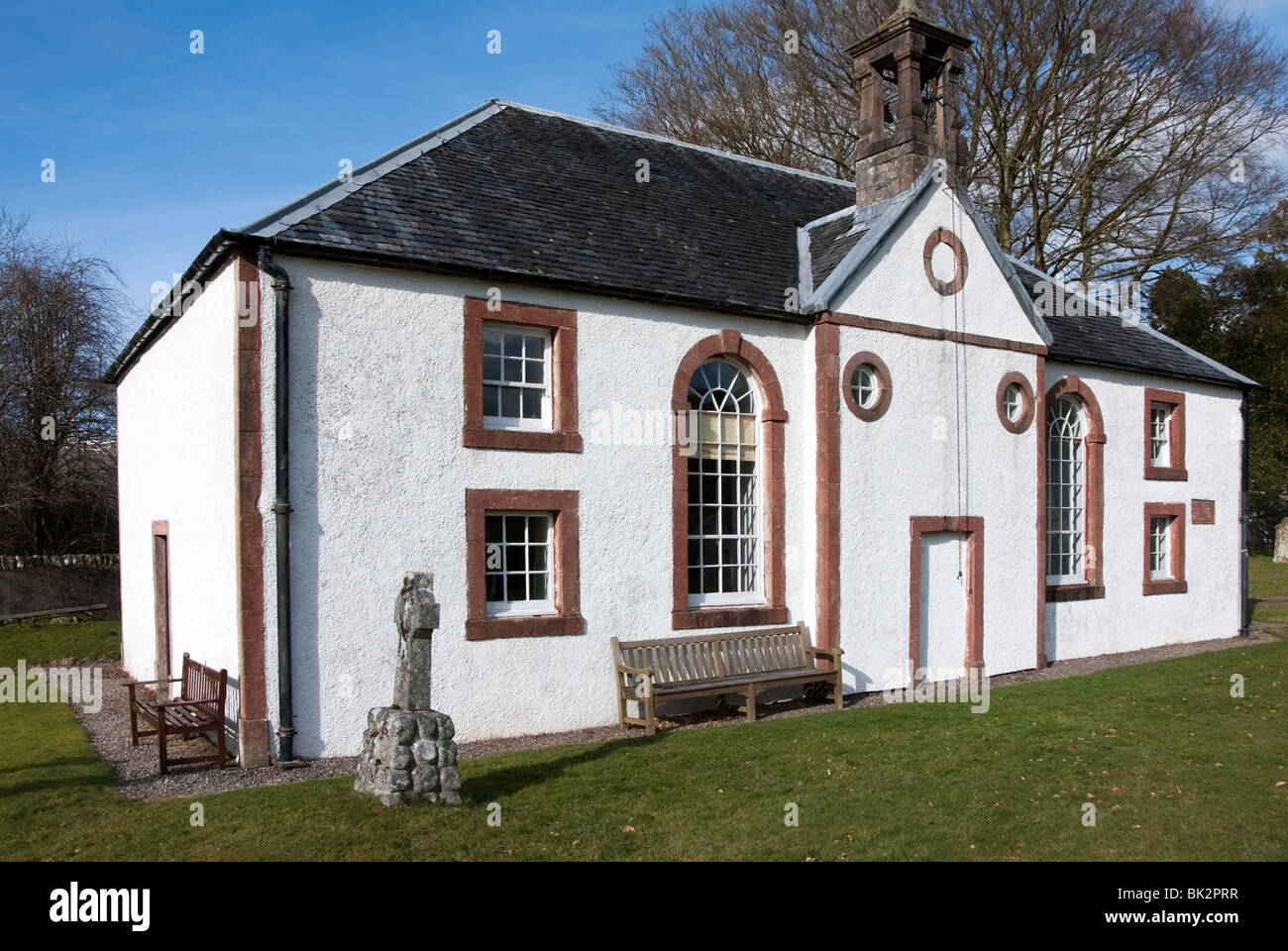 Georgian t plan church kilmodan glendaruel hi-res stock photography and ...