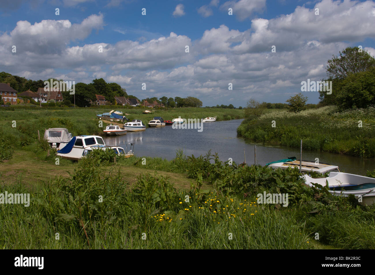 Newenden river rother east sussex england summer 09 Stock Photo - Alamy