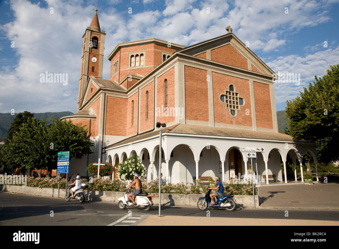 Church in Levanto, Liguria, Italy Stock Photo - Alamy