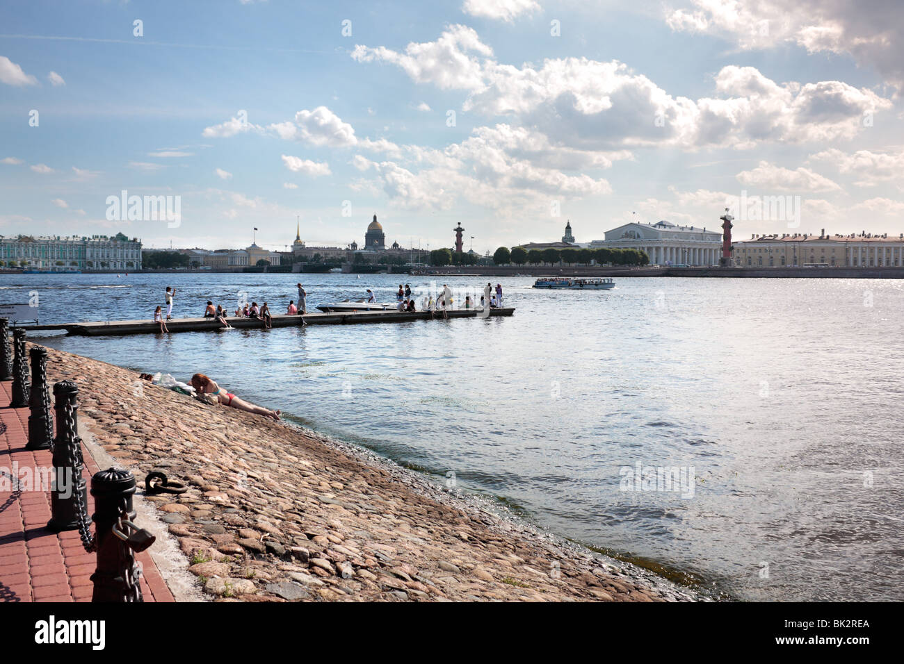 Neva river bank hi-res stock photography and images - Alamy