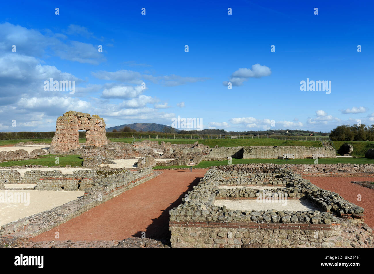 Remains of Roman city of Viroconium Cornoviorum at Wroxeter near ...