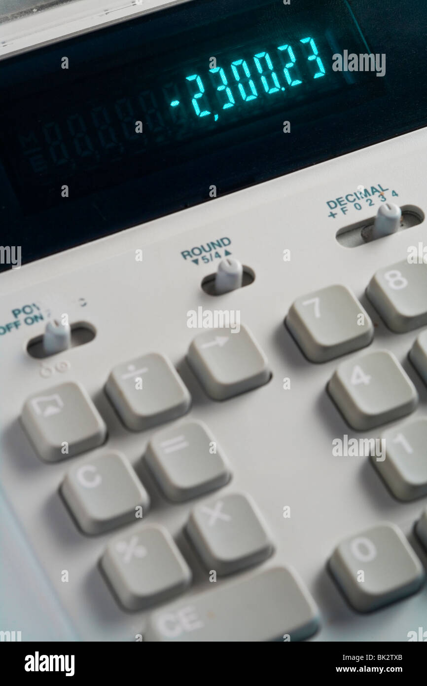 Digital calculator hi-res stock photography and images - Alamy