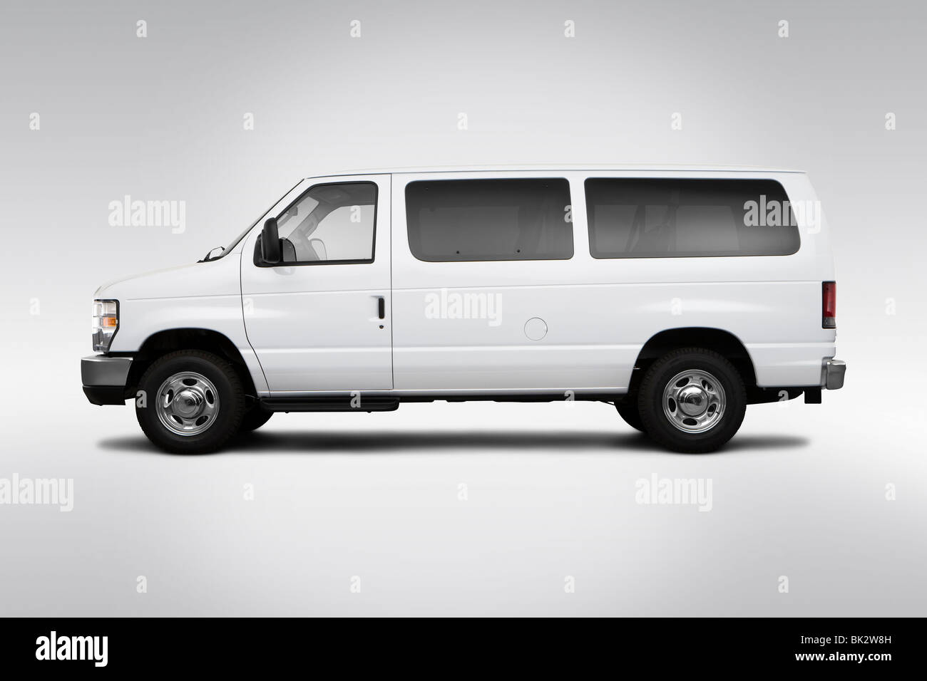 White Passenger Van Side View White Van Modern White Passenger Van