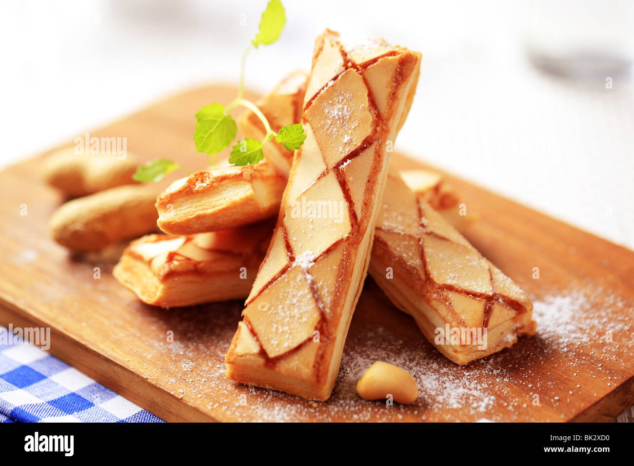 Italian puff pastries Stock Photo - Alamy