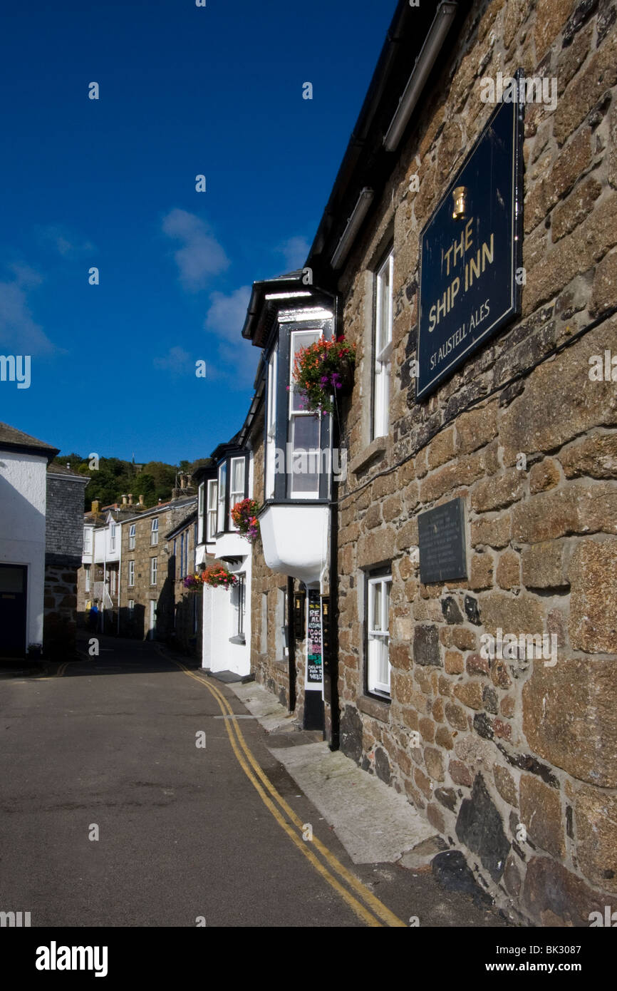 The Ship Inn, Mousehole, Cornwall, UK Stock Photo - Alamy