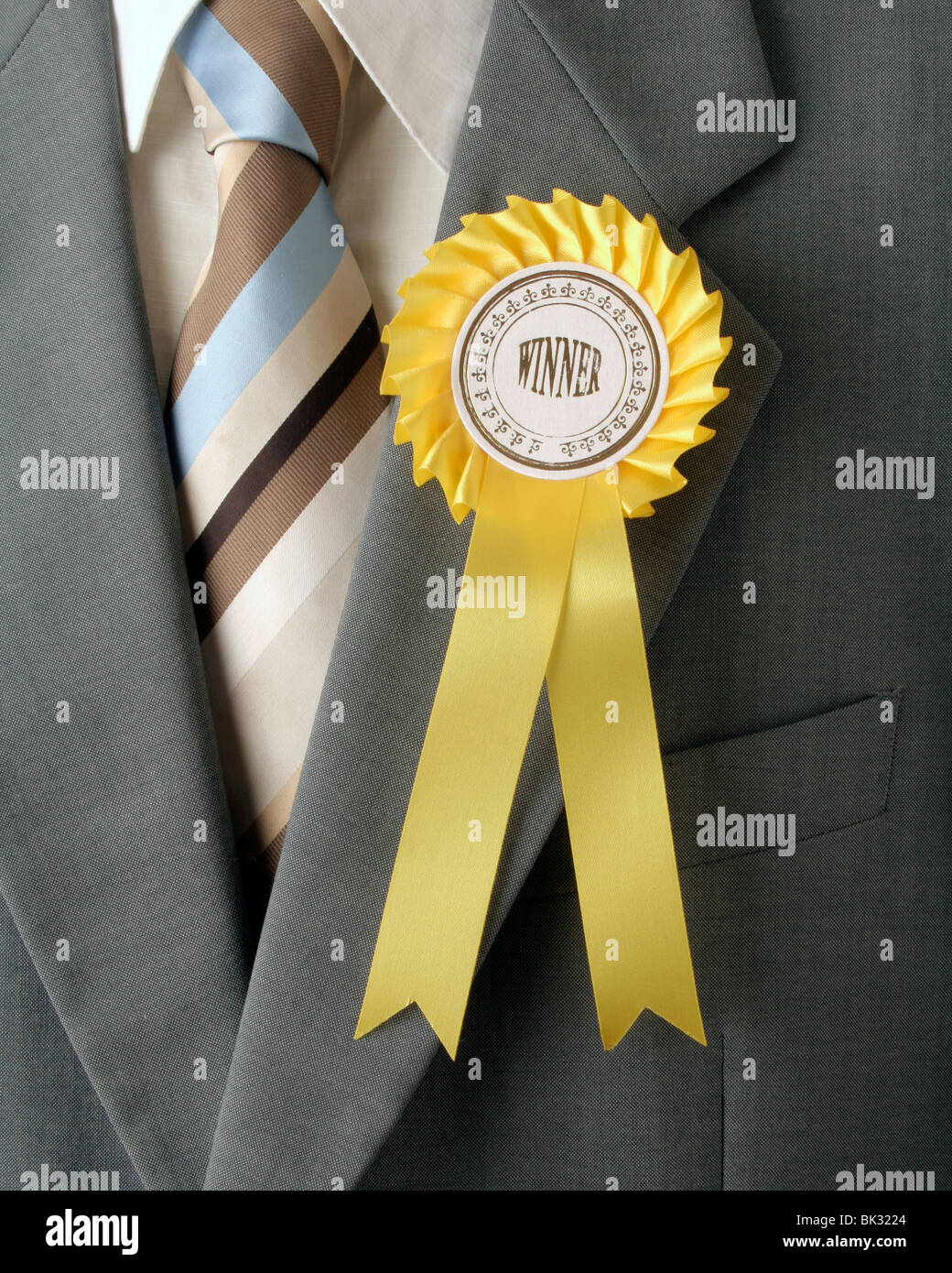 Red yellow blue rosette politics hi-res stock photography and images ...