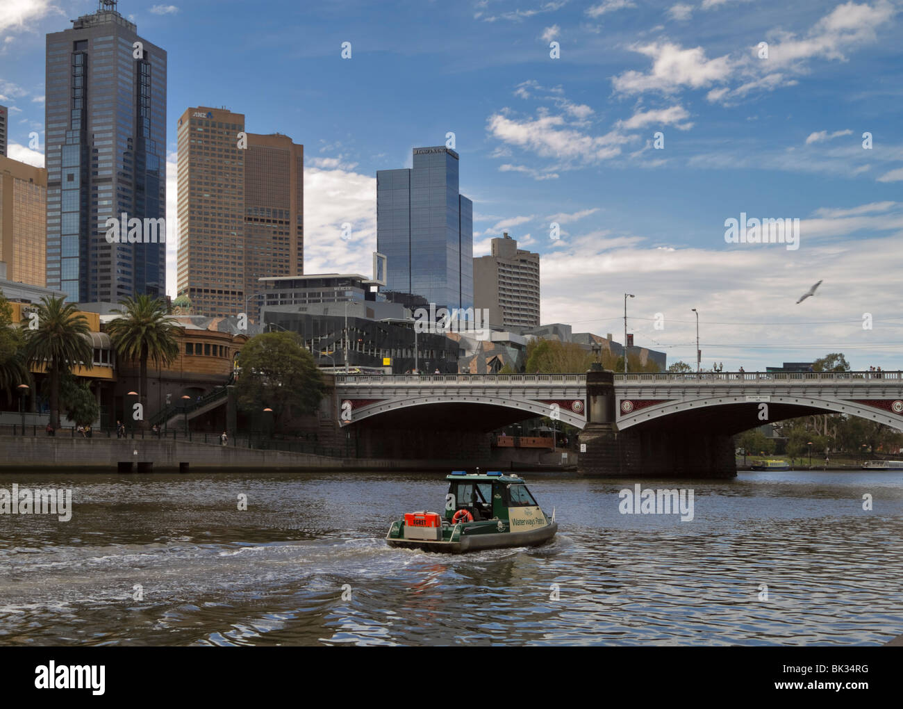 Yarra river pedestrian bridge hi-res stock photography and images - Alamy