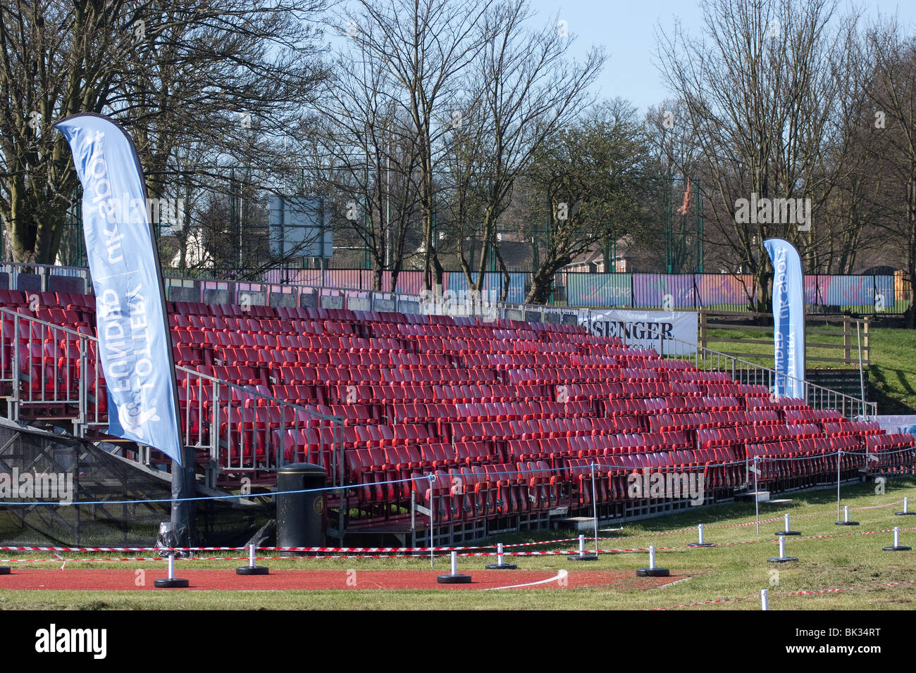 Temporary audience seats hi-res stock photography and images - Alamy