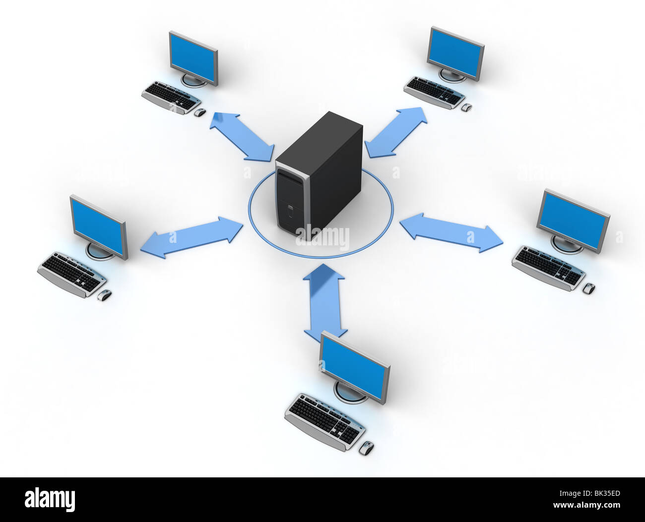 3d render laptop computer Cut Out Stock Images & Pictures - Alamy