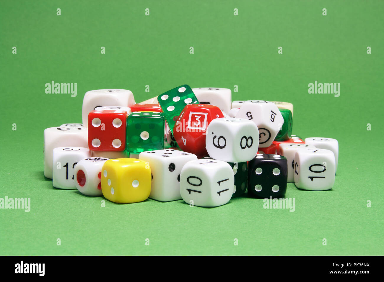 Collection of Dice Stock Photo - Alamy