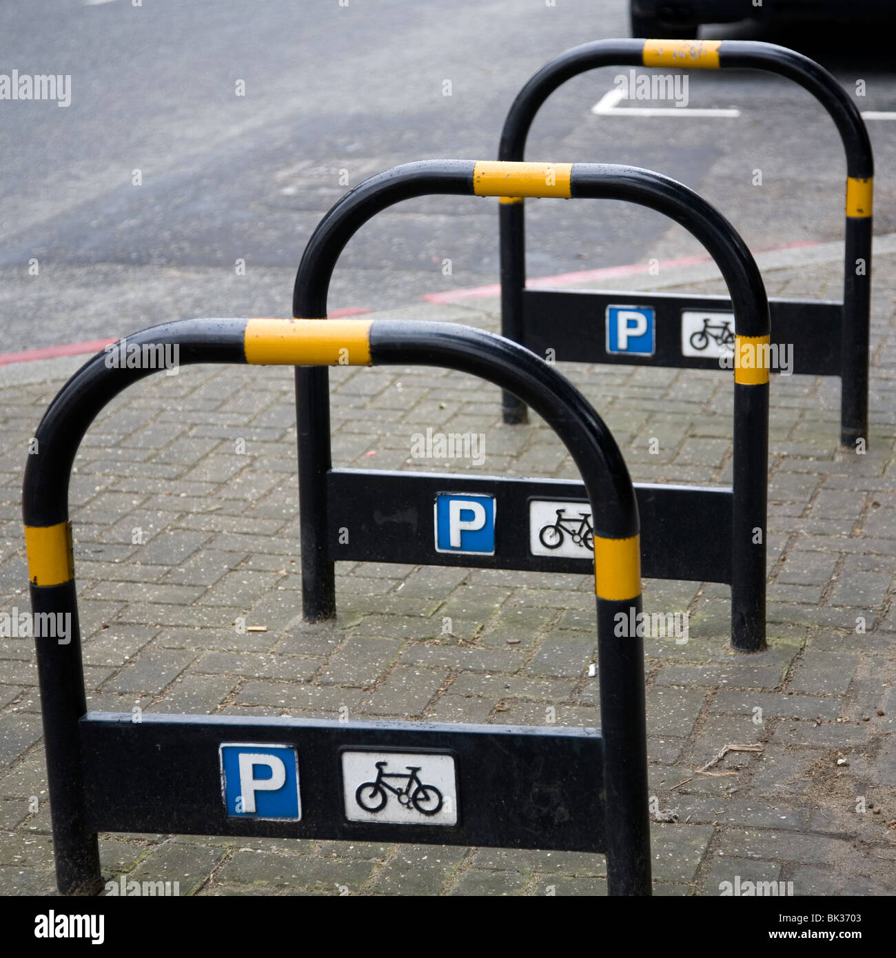 Communal bicycle racks hi-res stock photography and images - Alamy