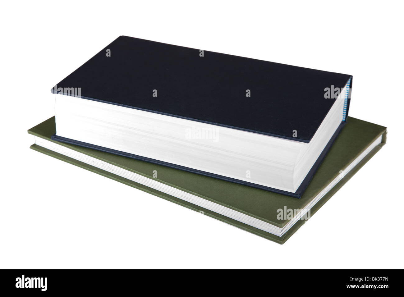 Two books on a white background Stock Photo - Alamy