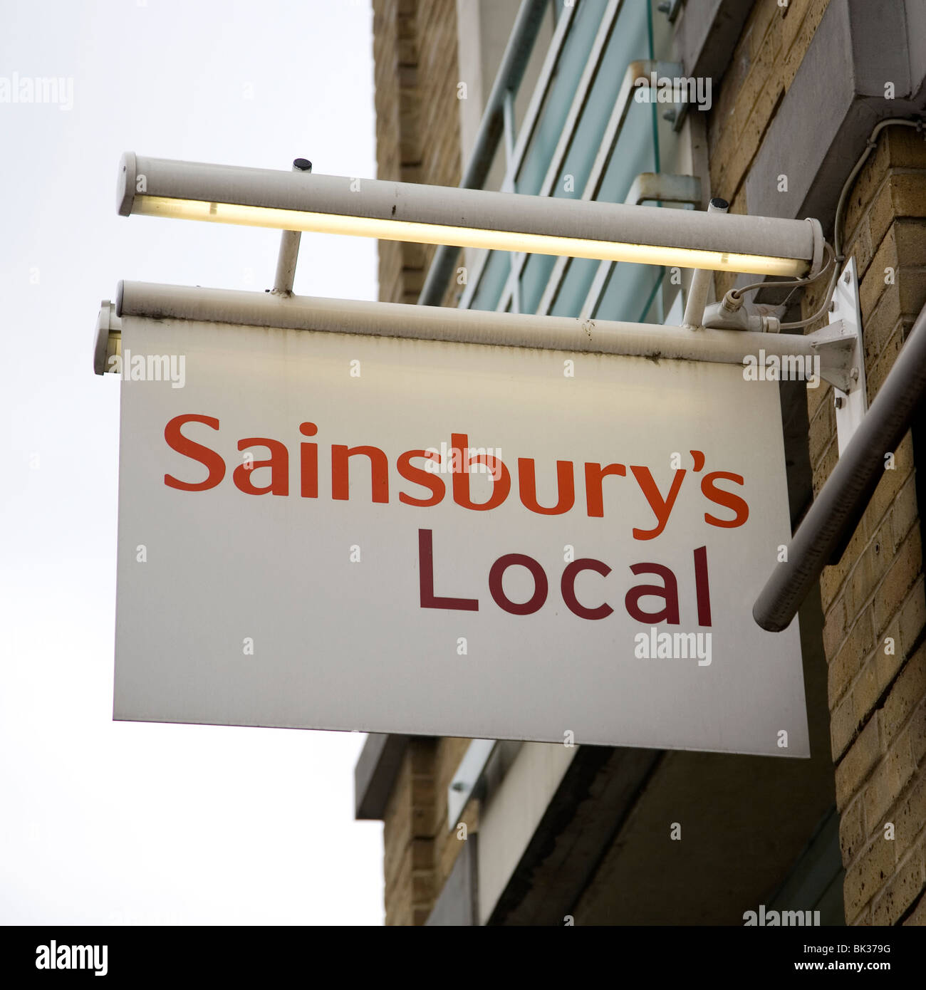Sainsbury's Local sign Stock Photo - Alamy