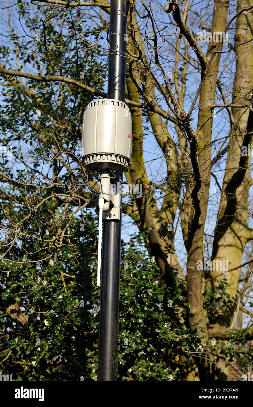 Inner city mobile phone mast repeater Stock Photo - Alamy
