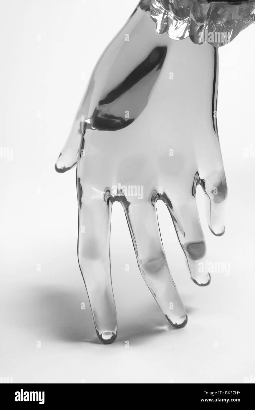 Model of hand Black and White Stock Photos & Images - Alamy
