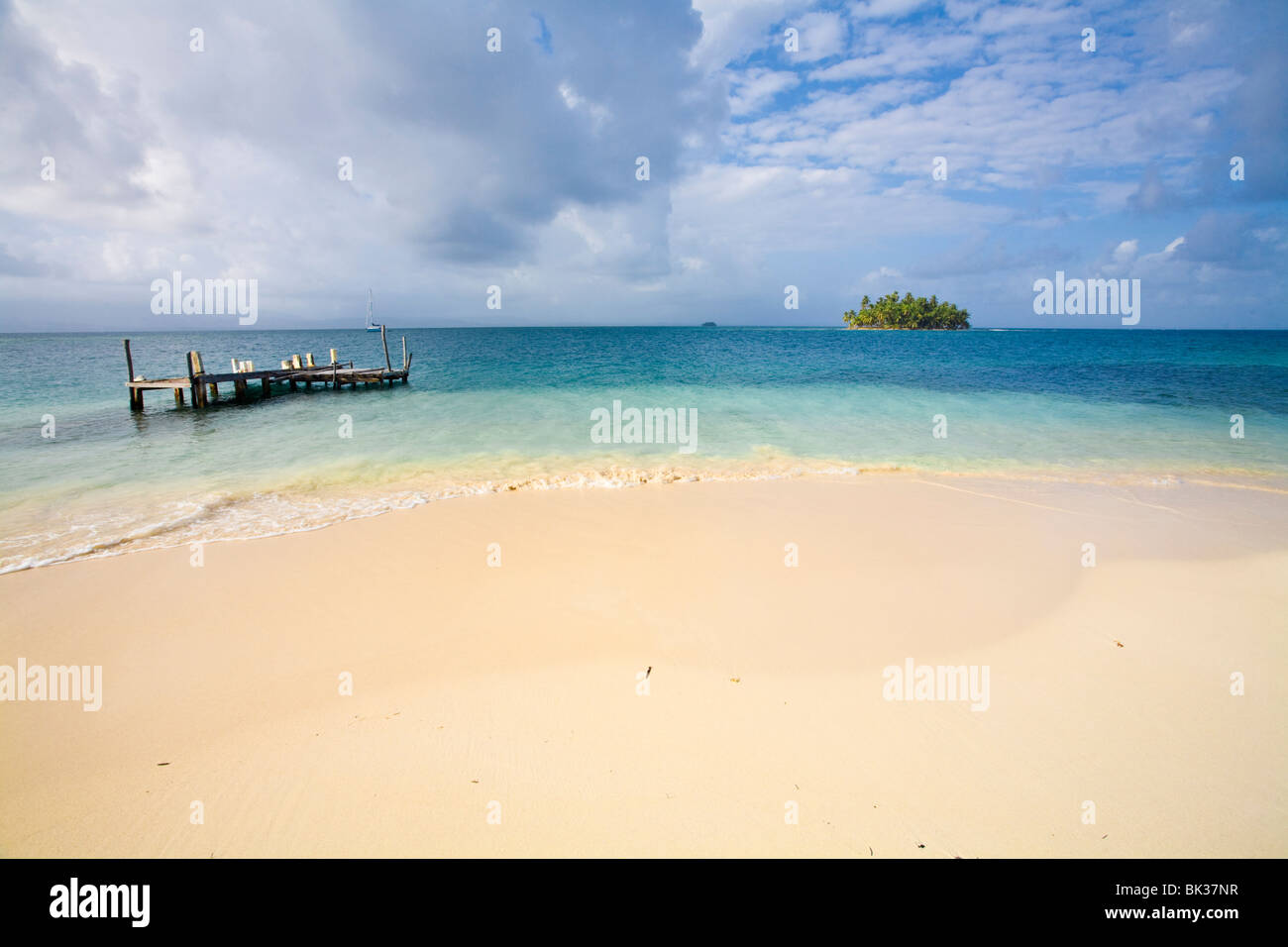Dock At A Beach