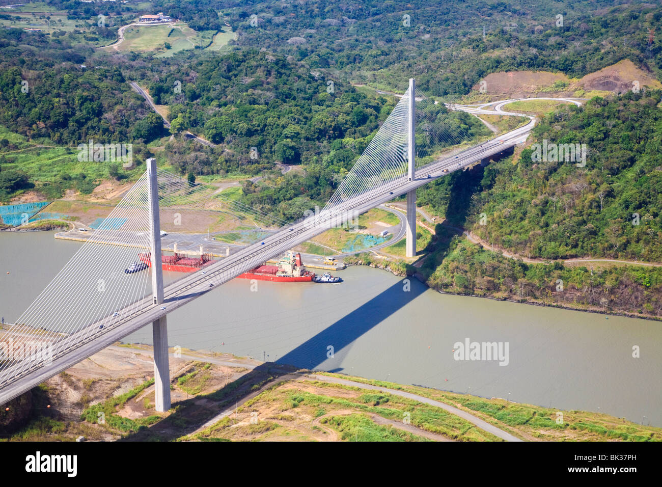 Centenario bridge puente centenario panama hi-res stock photography and ...