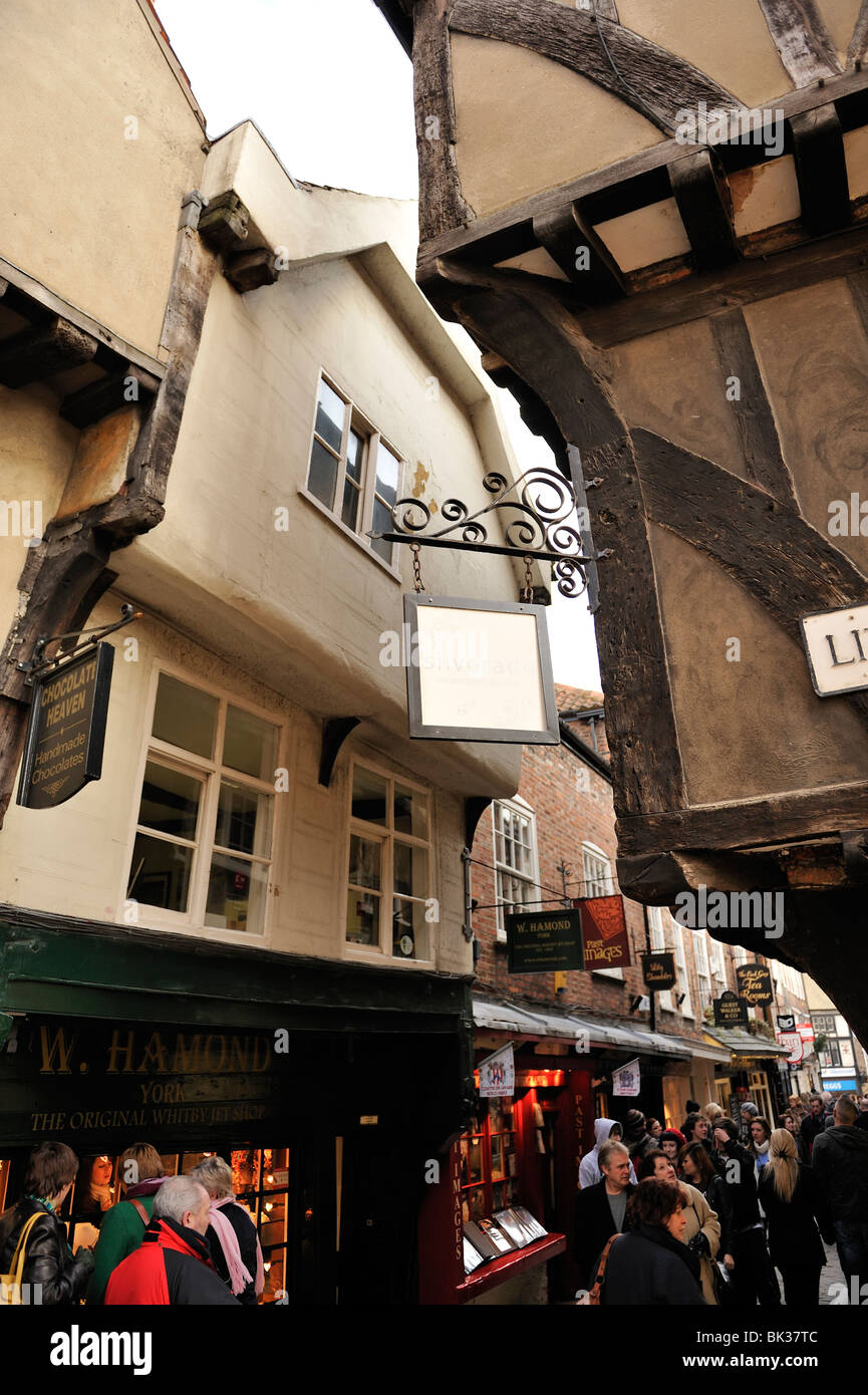 The Little Shambles York UK Stock Photo - Alamy