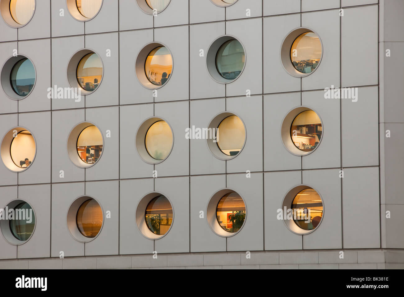 Workers in an office block in Hong Kong, China Stock Photo - Alamy