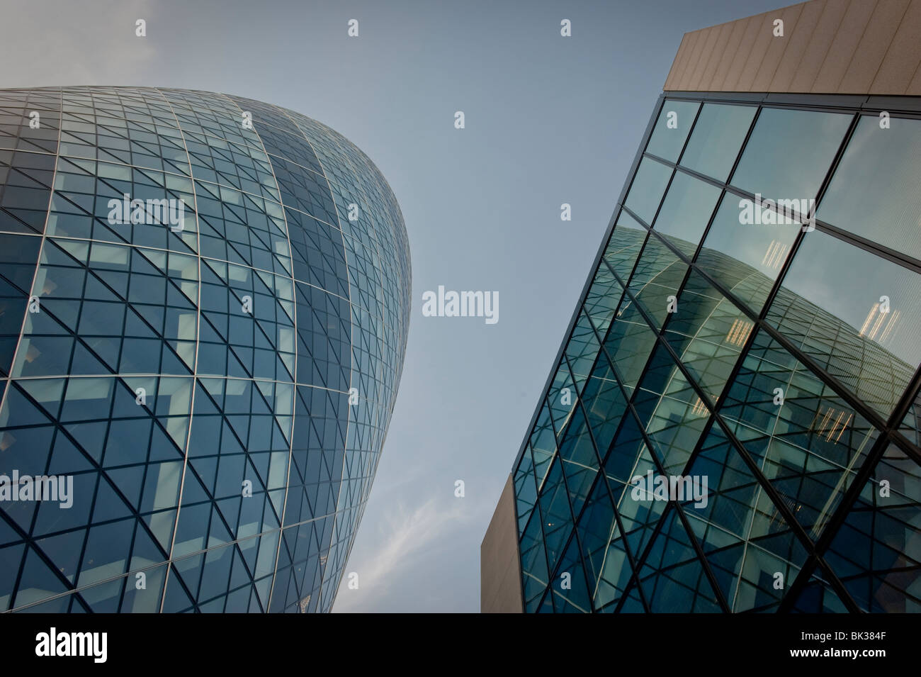 The "Gherkin" tower in London, known as the 30 St Mary Axe. London,UK ...