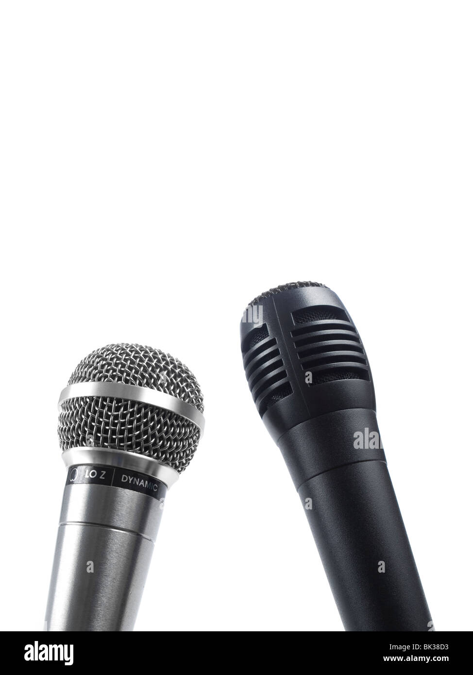 Microphone black isolated white hi-res stock photography and images - Alamy