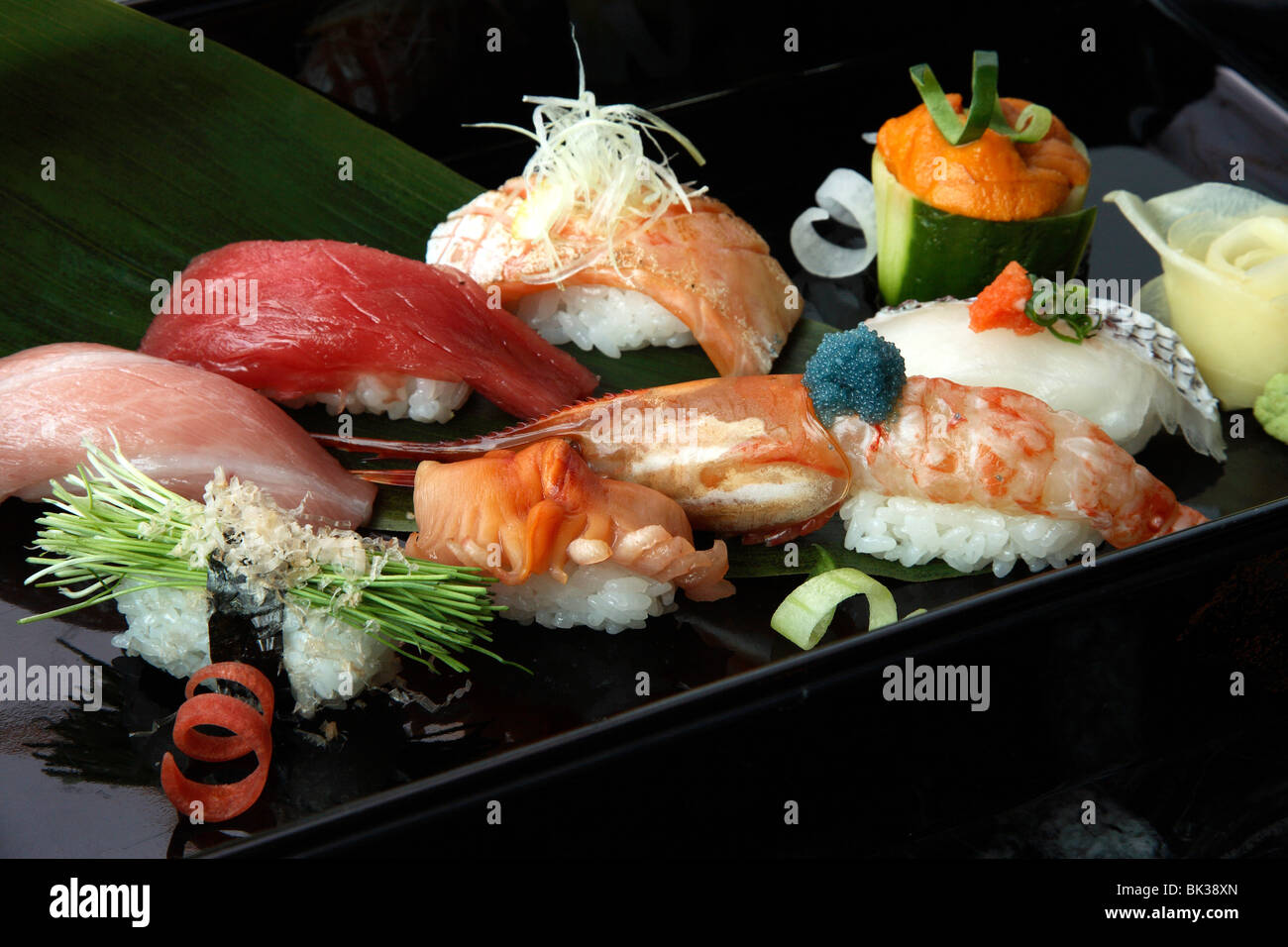 Close-up of sushi, Japan, Asia Stock Photo - Alamy