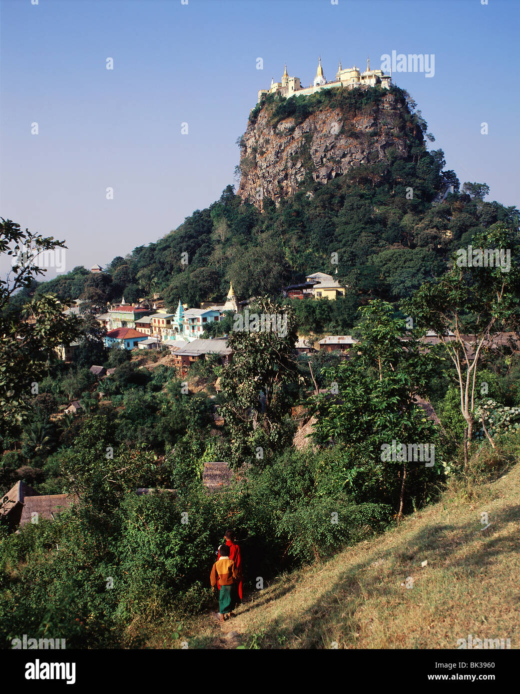 Mount Popa, Myanmar (Burma), Asia Stock Photo - Alamy