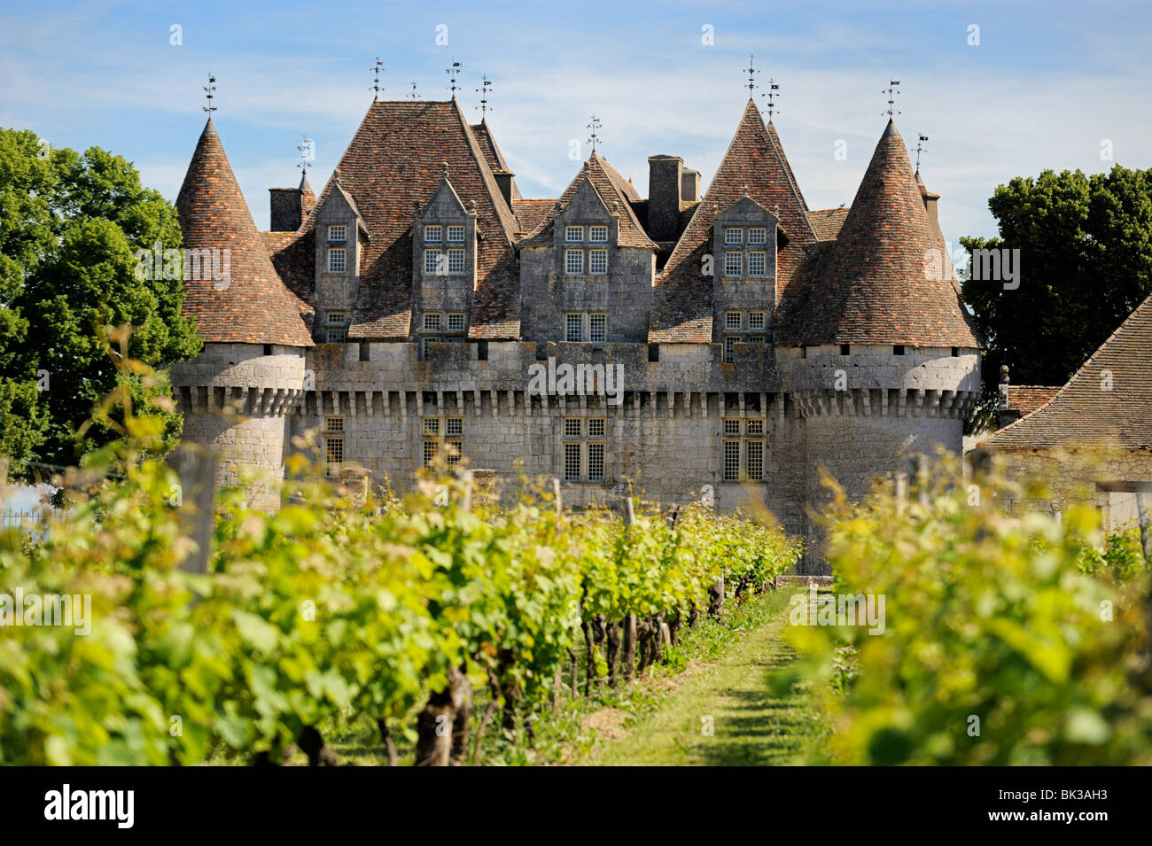 Chateau de Monbazillac, Monbazillac, Dordogne, France, Europe Stock ...