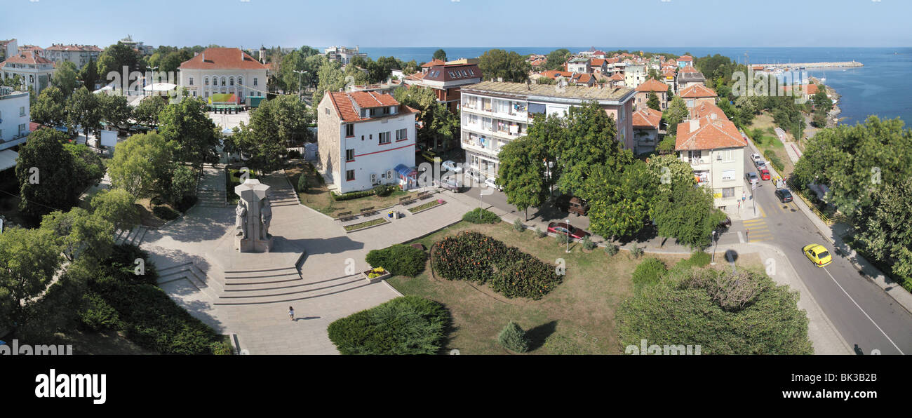 Aerial view of Tsarevo at the Black Sea coast Stock Photo - Alamy