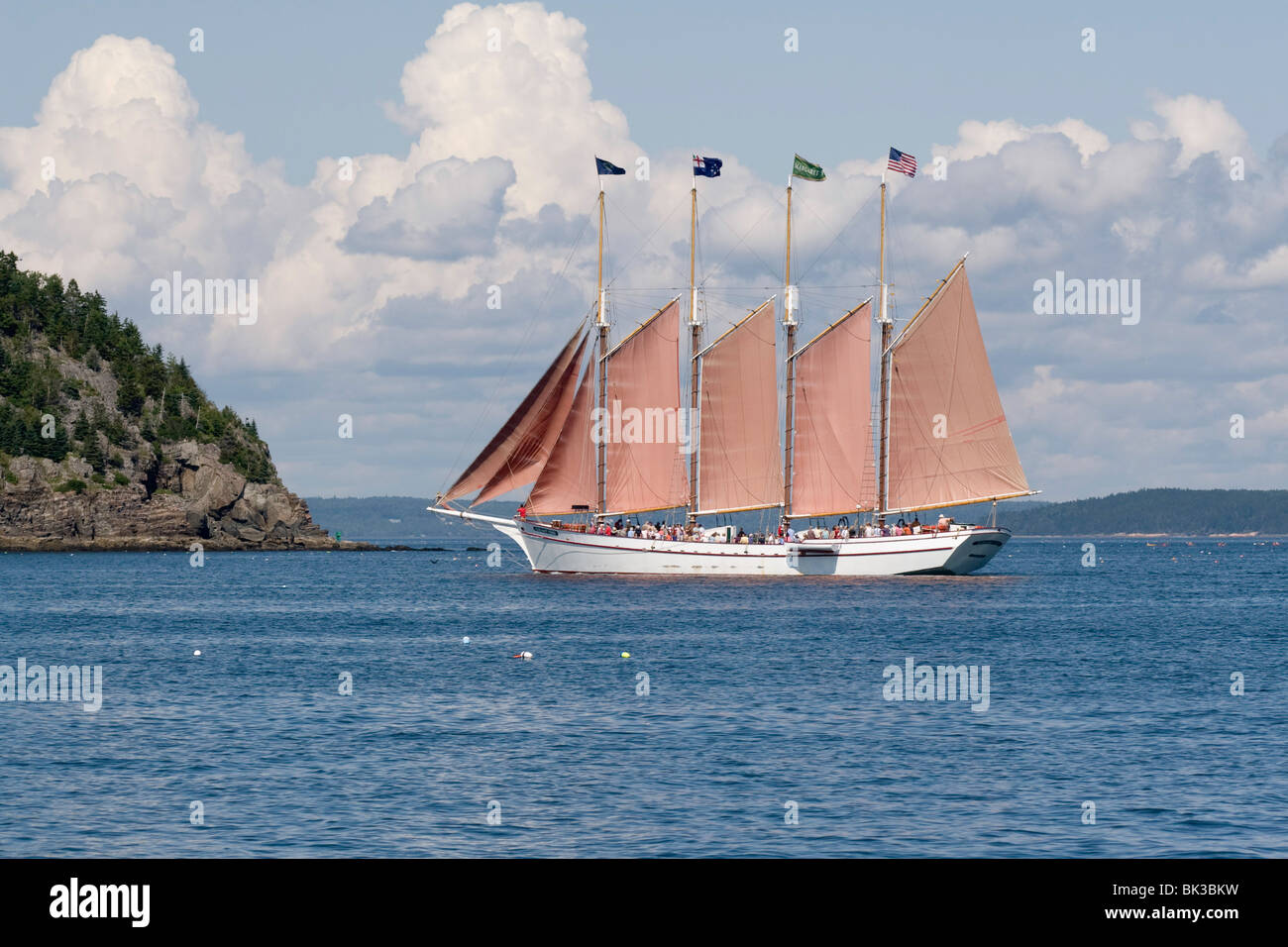 Four Masted Schooner High Resolution Stock Photography and Images - Alamy