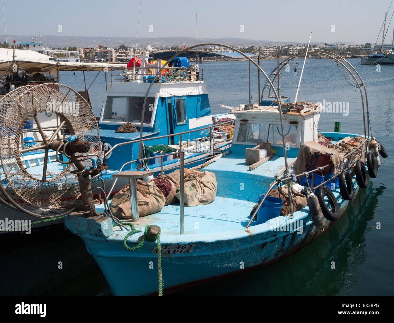The Harbour in Paphos, Cyprus Europe Stock Photo - Alamy