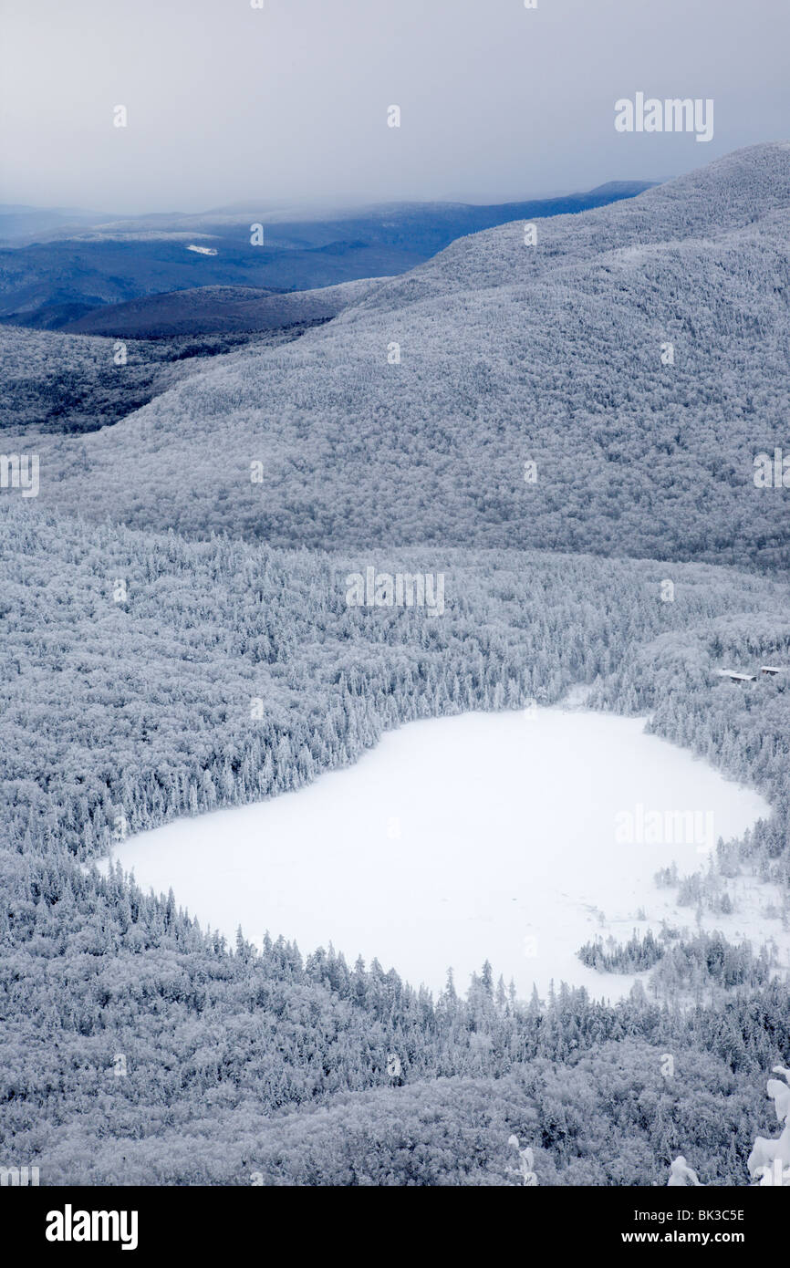 Franconia Notch State Park - Lonesome Lake from Hi-Cannon Trail during ...
