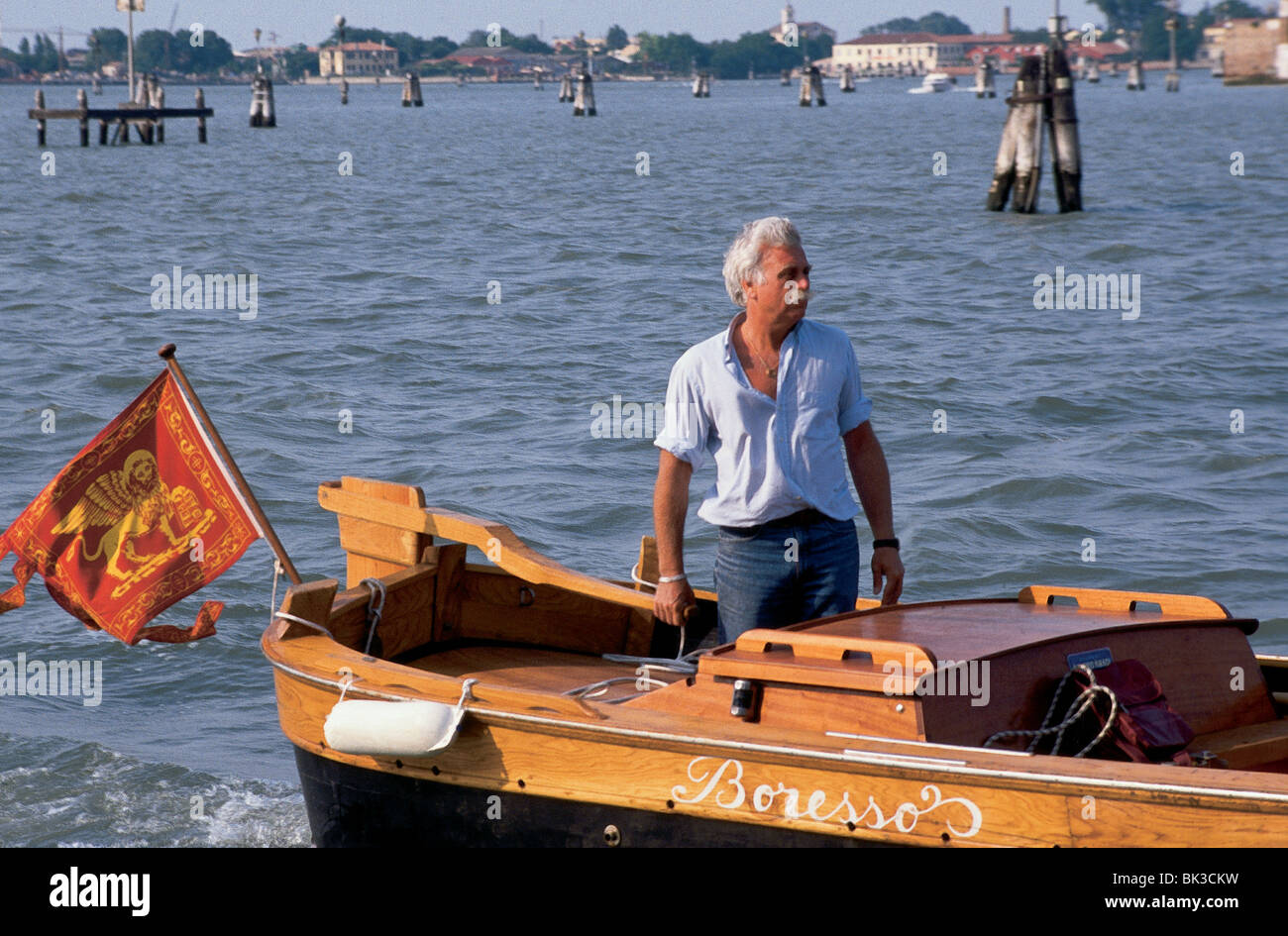 Motorboat, Venice, Italy Stock Photo - Alamy