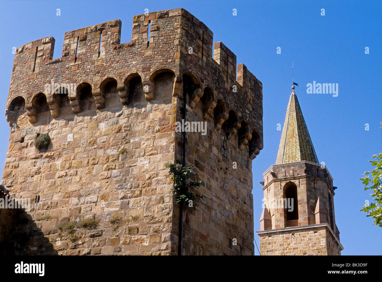The cathedral of Frejus and the medieval tower Stock Photo - Alamy