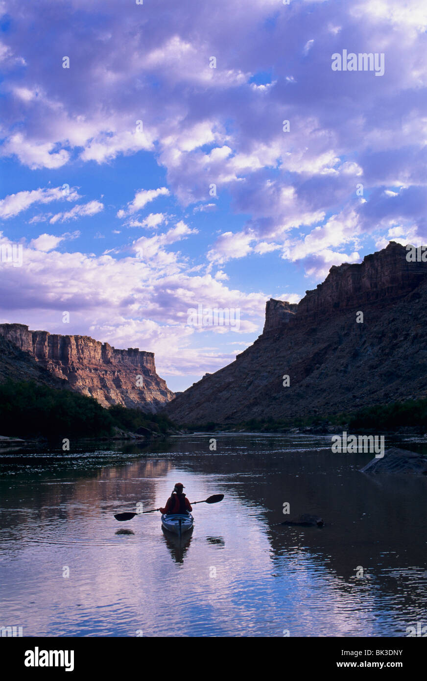Kayaking the Colorado River at Spanish Bottom in Canyonlands National ...
