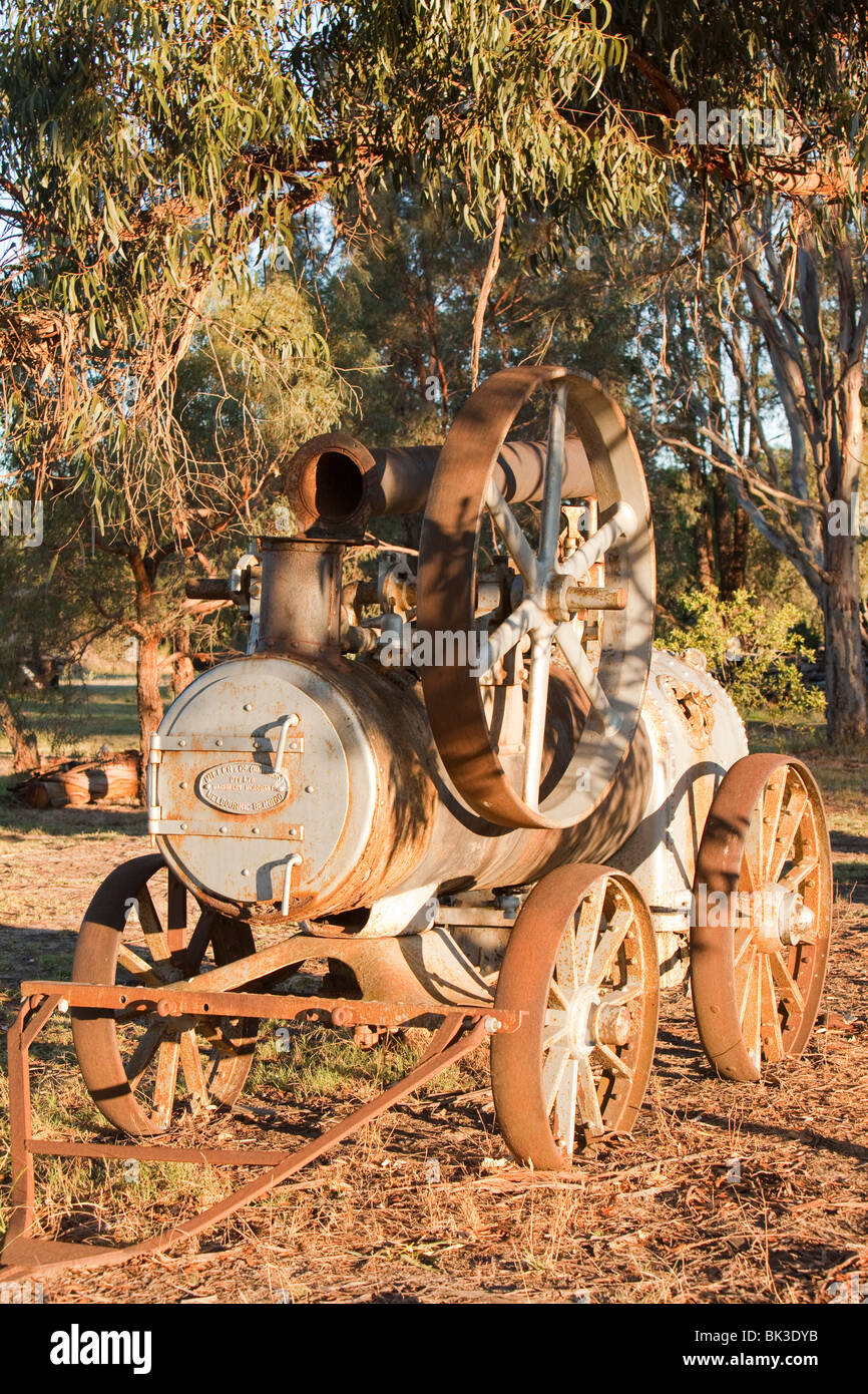 An old steam engine in Alexandra, Victoria, Australia Stock Photo - Alamy