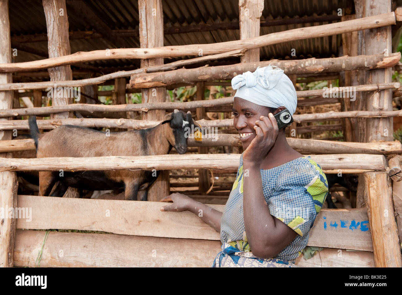Woman with goat hi-res stock photography and images - Alamy