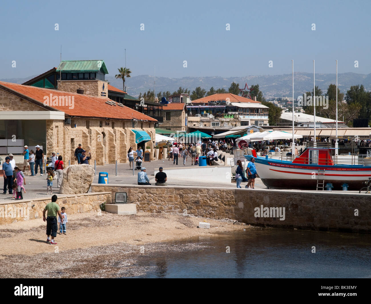 The Harbour in Paphos, Cyprus Europe Stock Photo - Alamy