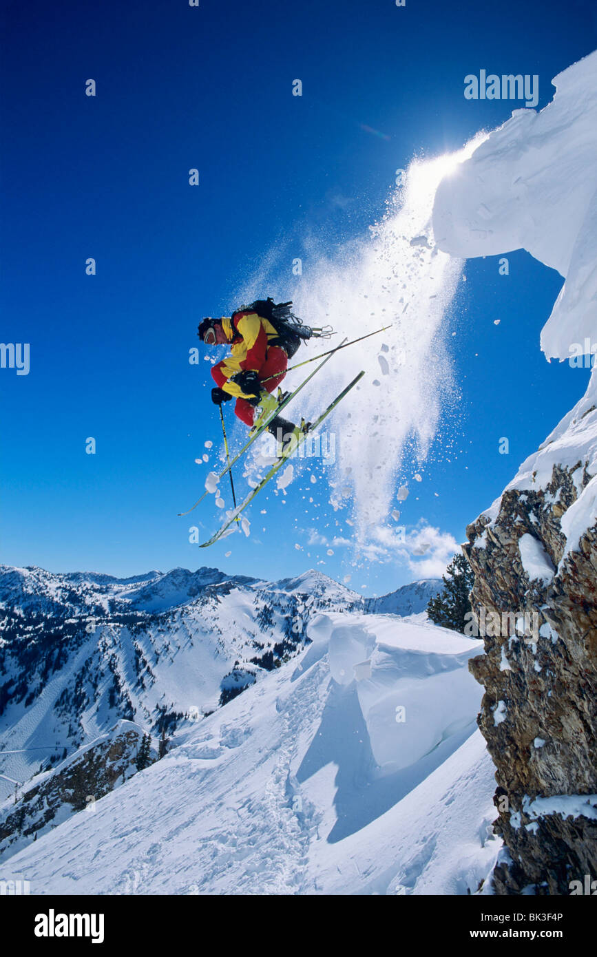 Skiing jumping hi-res stock photography and images - Alamy