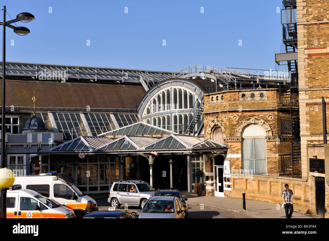 York main railway train station York UK Stock Photo - Alamy