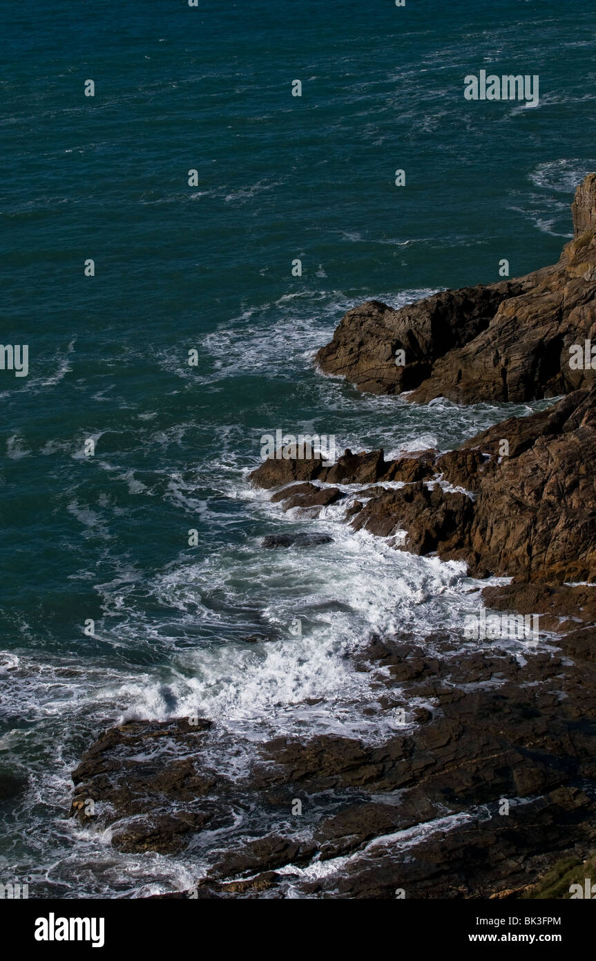 Rocks on the Cornish Coast. Photo by Gordon Scammell Stock Photo - Alamy