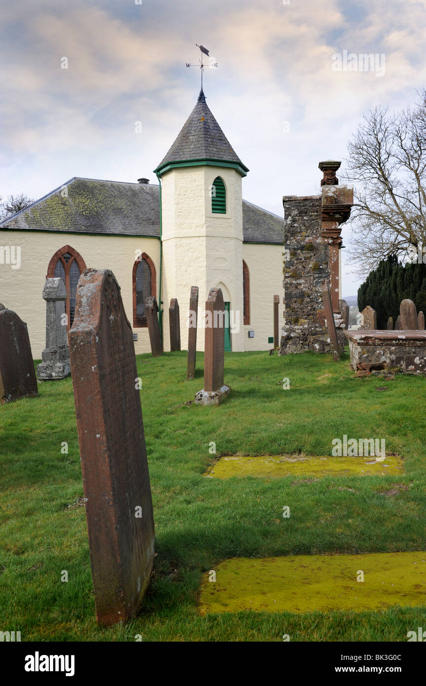 Balmaghie Parish Church, Dumfries and Galloway, Scotland. Burial place ...